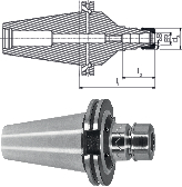 Mandrin a pinces haute precision HAIMER, mandrin a pinces HP, long ...