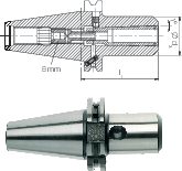 Spantanghouder HG HAIMER, DIN 69871 kort - - Precitool.be