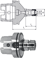 Mandrin a pince HP HAIMER, mandrin a pince HP, extra long - HAIMER - Precitool.be