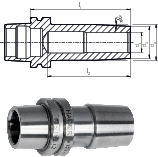 Mandrin de serrage HAIMER, DIN 69893 Mini court - HAIMER - Precitool.be