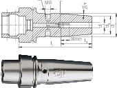 Mandrin de serrage HAIMER, DIN 69893-5 court - HAIMER - Precitool.be
